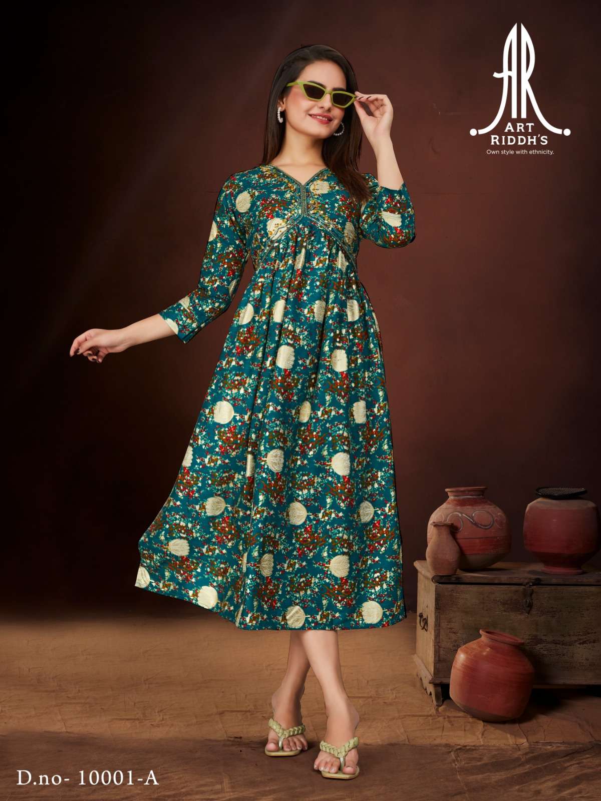 ARTRIDDH DESIGN NO 1/J ALIA CUT DESIGNER KURTI COLLECTION