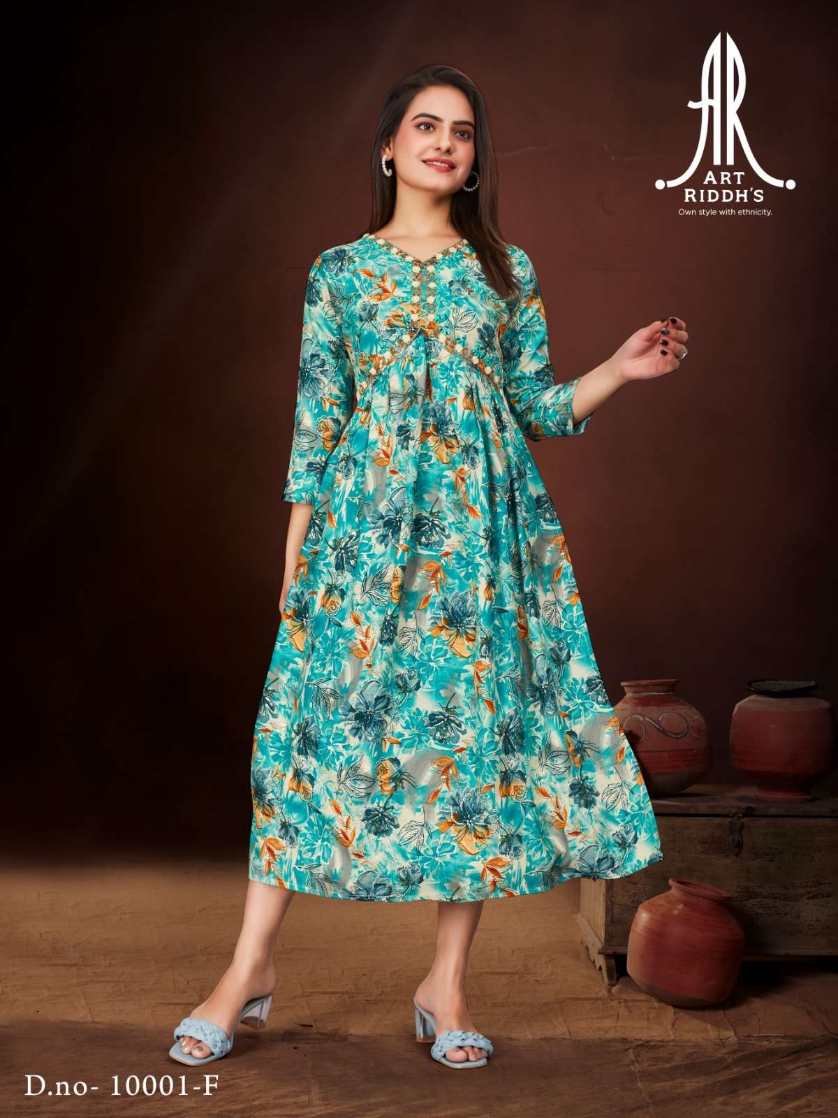 ARTRIDDH DESIGN NO 1/D ALIA CUT KURTI WHOLESALER