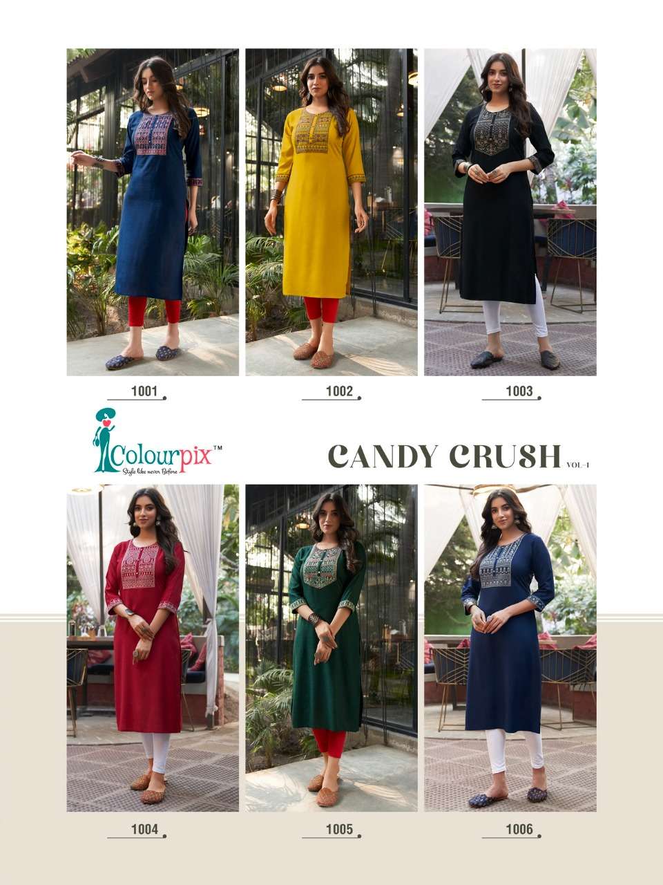 Colourpix Candy Crush Vol 1 Presenting New Kurti Collection
