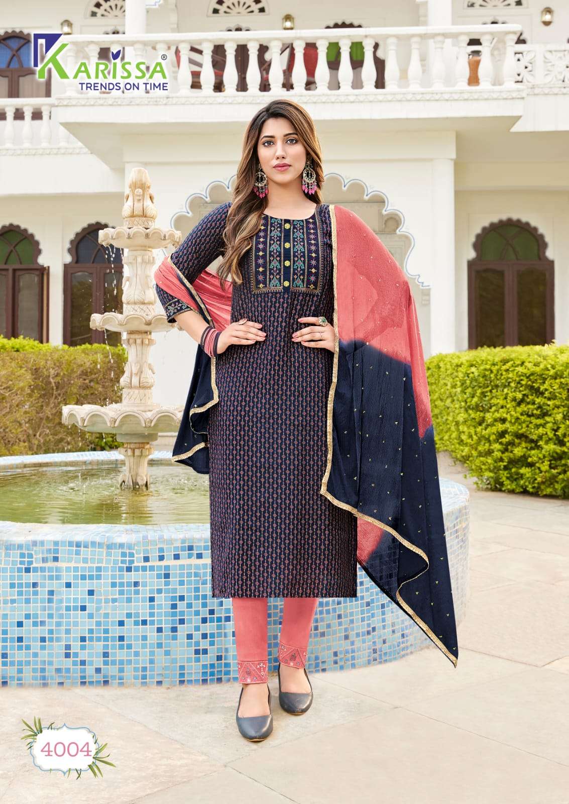 Karissa Siya Vol 4 Top Bottom Dupatta Classy And Fabulous Boutique ...