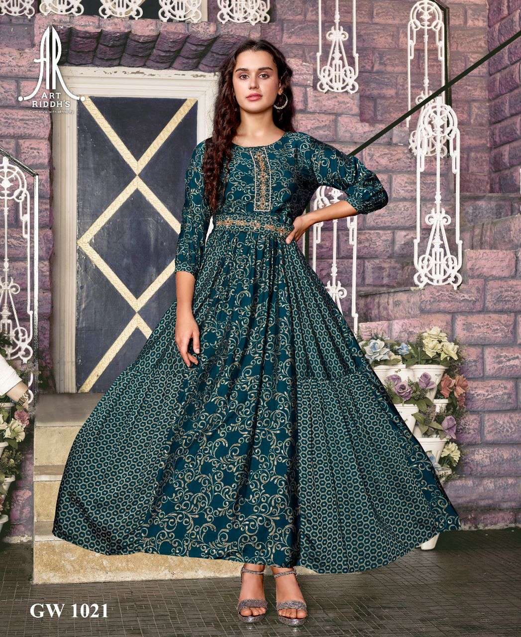 Artriddh Present Heavy Viscose Maslin Gown Collection
