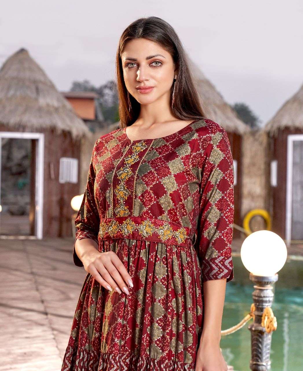 ARTRIDDH PRESENT HEAVY VISCOSE MASLIN GOWNS COLLECTION