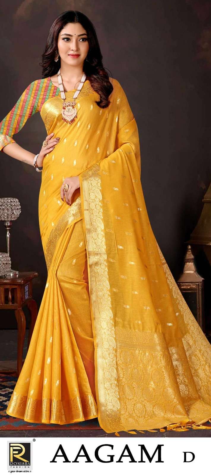 Ronisha Presents Aagam Designer Silk Sarees Collection