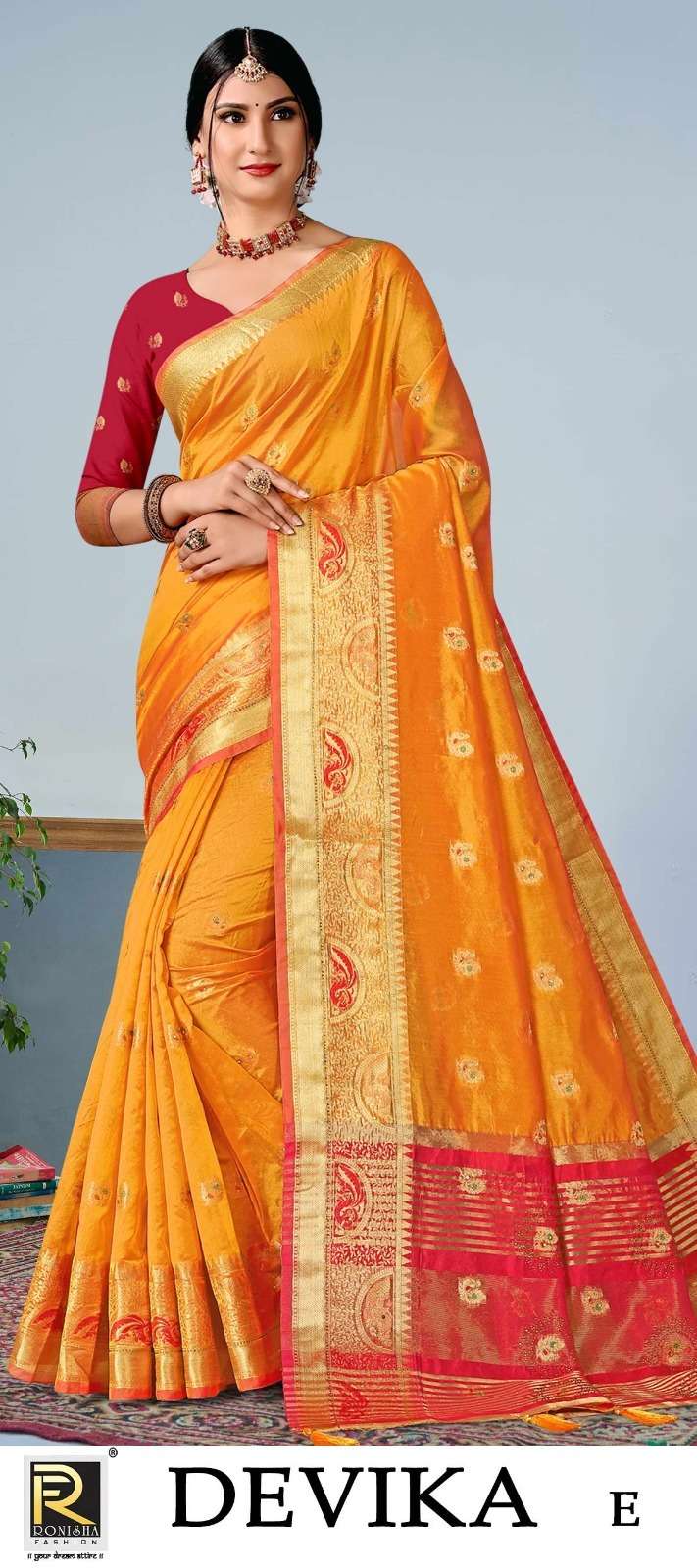 Ronisha Presents Devika Designer Banarasi Silk Sarees Collection