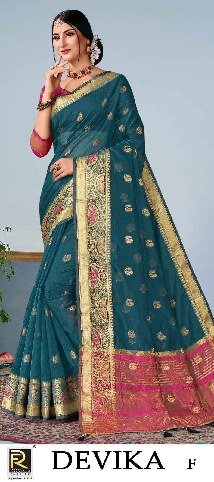 Ronisha Presents Devika Designer Banarasi Silk Sarees Collection