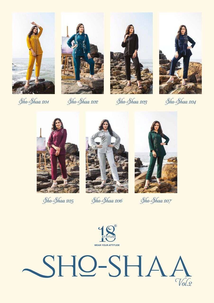 SHO-SHAA VOL-02 CO-ORD SET WHOLESALE COLLECTION
