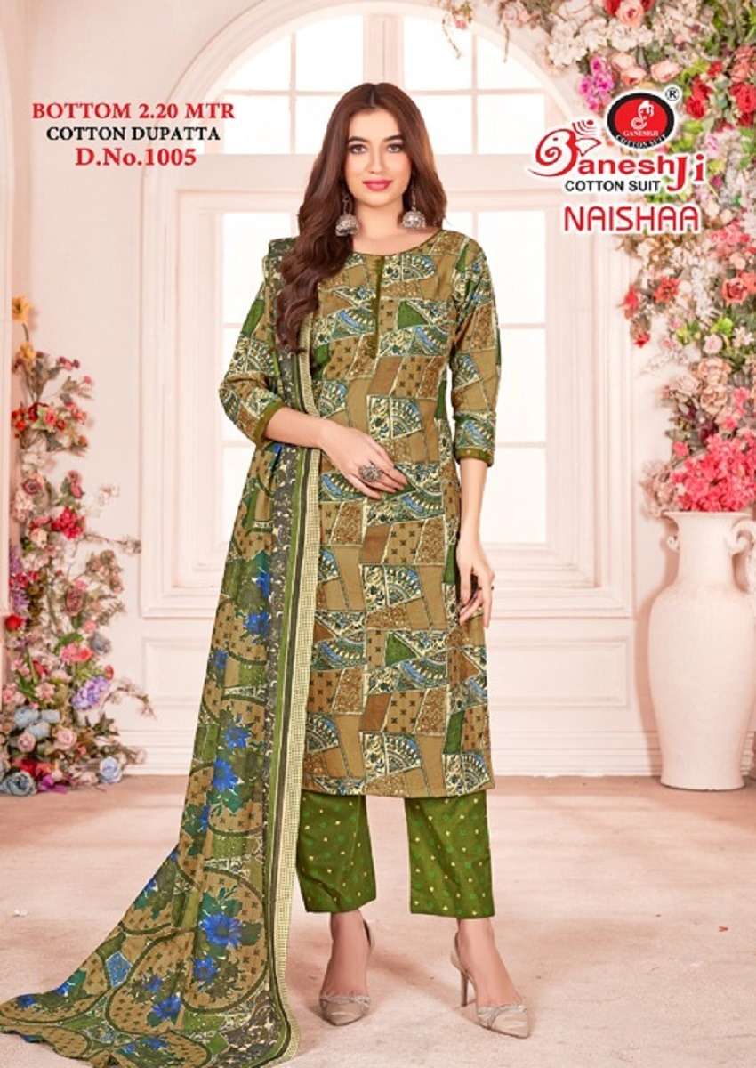 Catalog Ganeshji Naishaa Vol-1 Dress Material wholesale