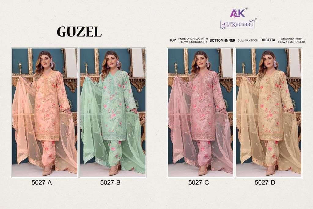 GUZAL-VOL-1 ORANGZA WITH HEAVY EMBROIDERED REDYMADE Salwar Kameez Wholesale