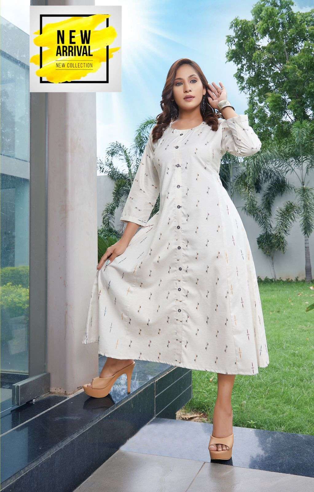 GOLDEN RAJVI printed Kurti collection