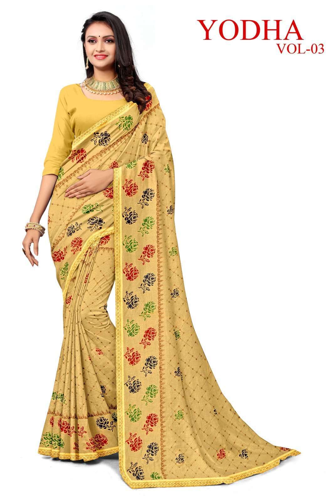 KAMYA YODHA 3 PRINTED SAREES Wholesale