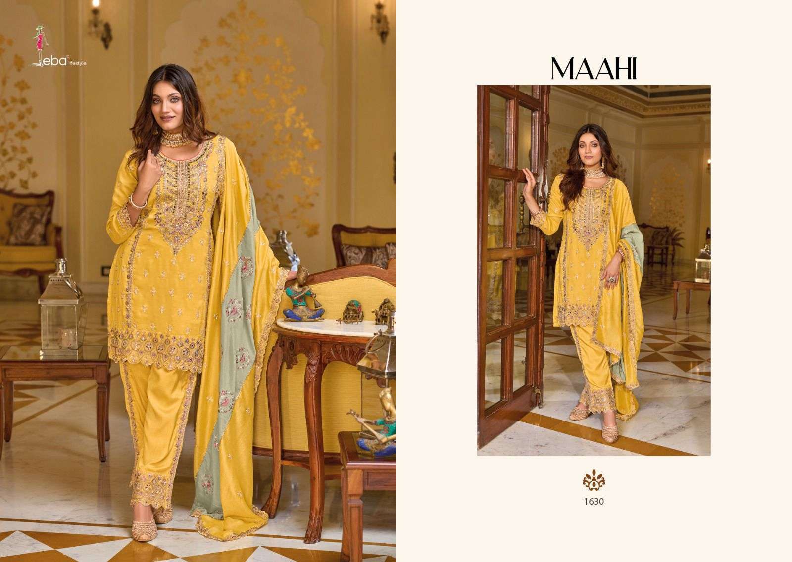 MAHI premium silk with emboidery work Salwar Kameez