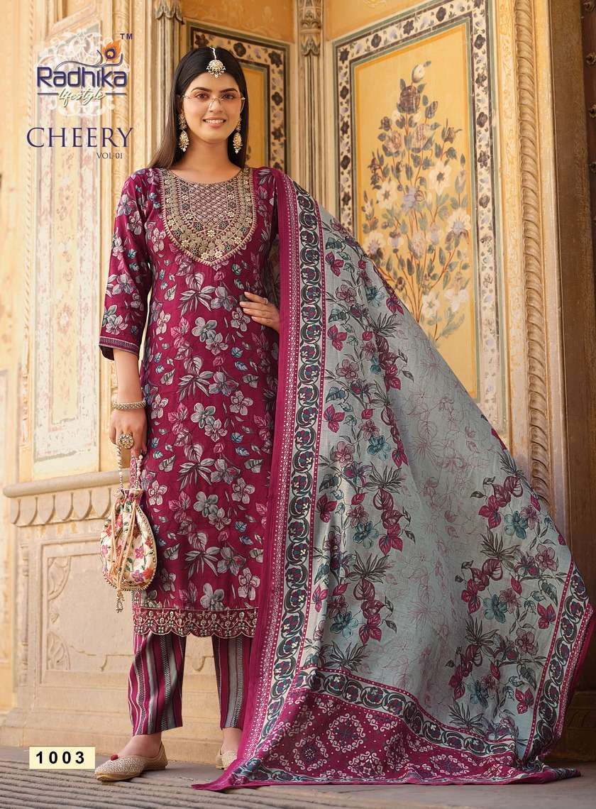 Radhika Cherry Vol 1 Kurti Pant with Dupatta Collection