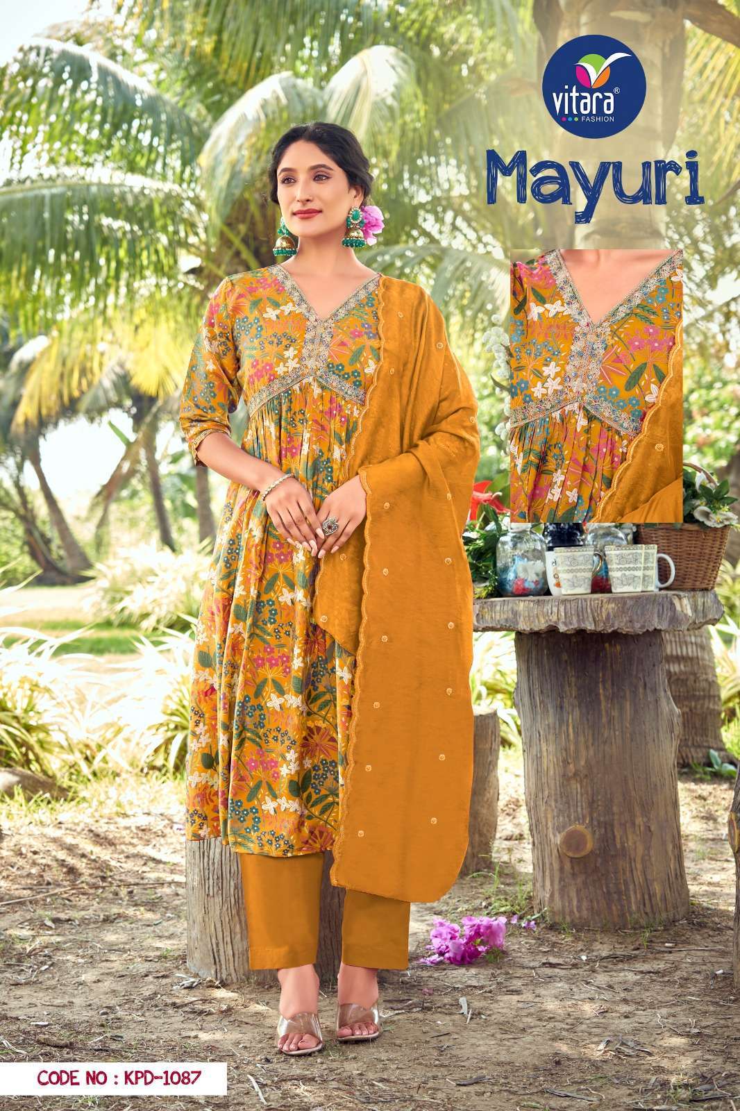 Vitara MAYURI Vol -2 Heavy Modal Viscos Print KURTI Pant Dupatta ...