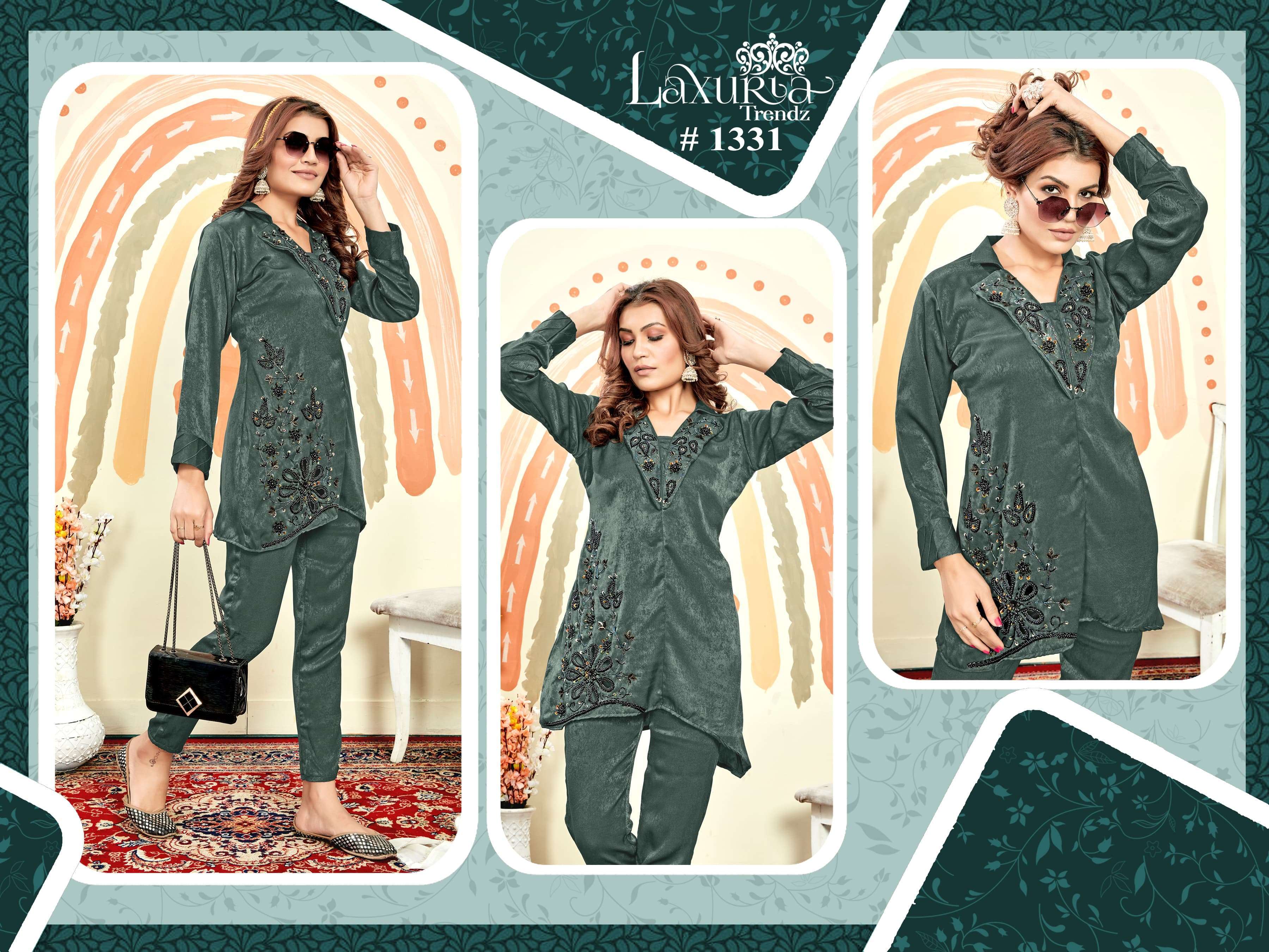 Luxuria Trendz 1331 Western Designer COORD SET WHOLESALE