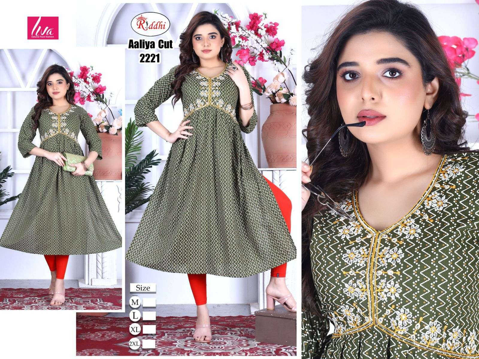 AALIYA CUT vol -1 HEAVY EMBROIDERY & SEQUENCE WORK Kurti Suppliers in ...