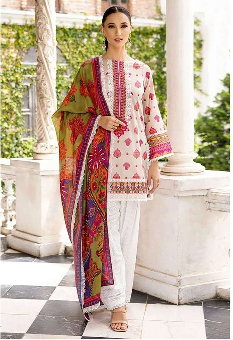 Aasha M Print Vol 7 Cotton Dupatta Pakistani Suits Pakistani Casual ...