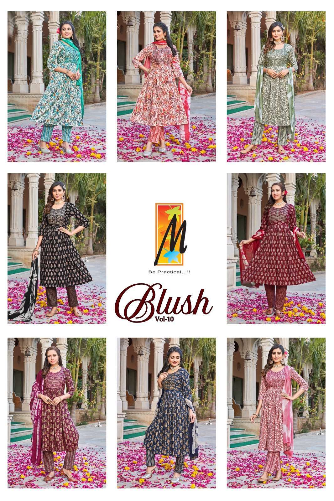 Master Blush Vol-10 Surat kurtis wholesale market