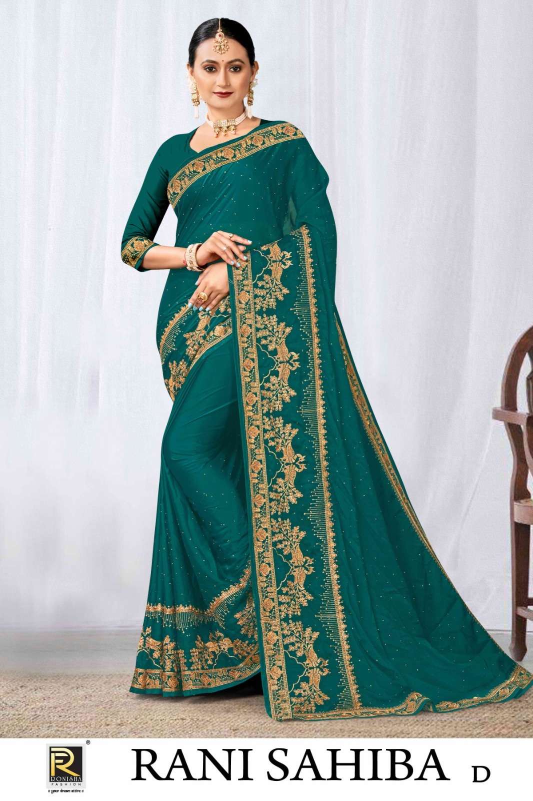 Ronisha RANI SAHIBA Designer Saree Buy Sarees In Bulk From Gujarat
