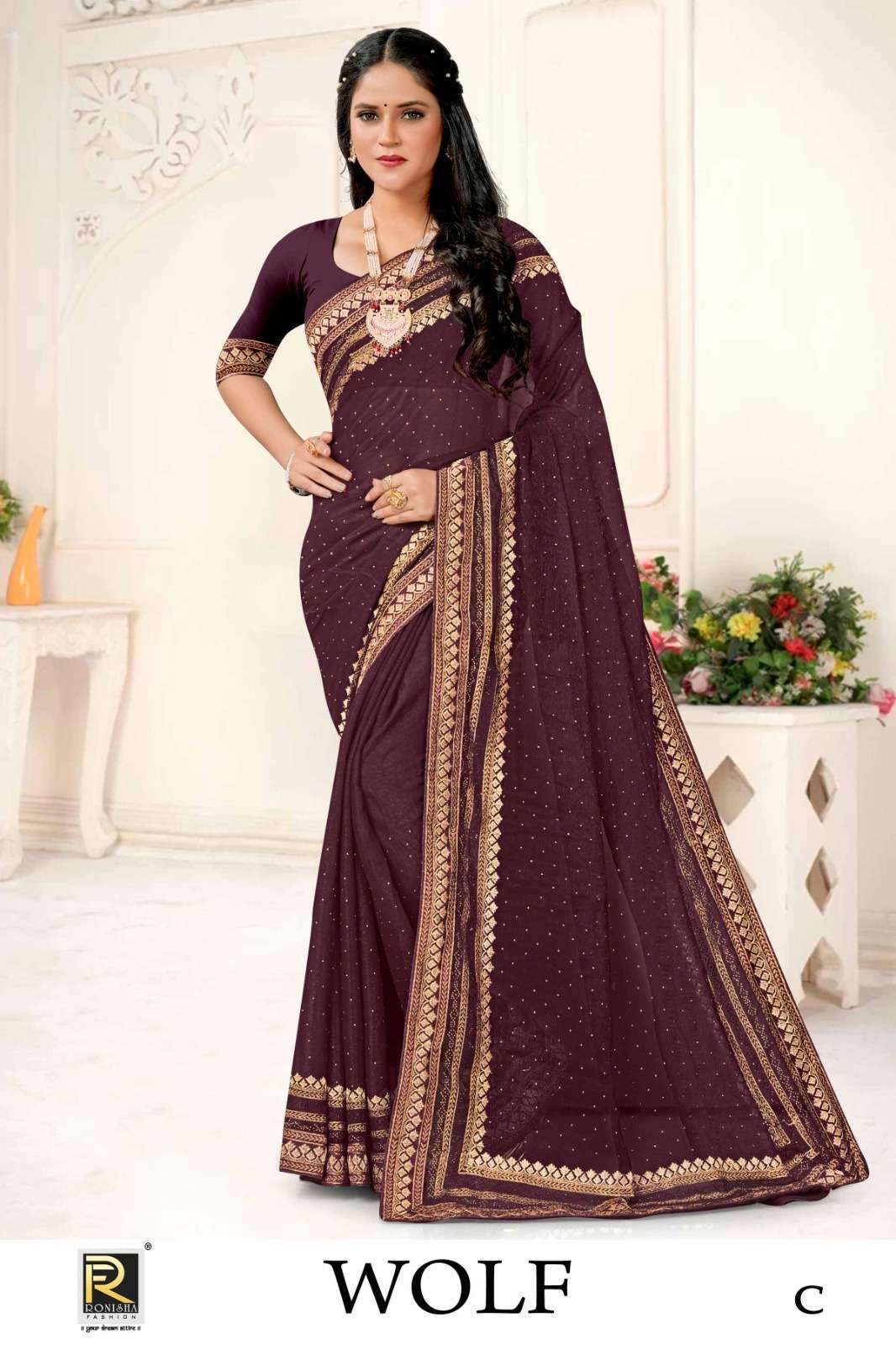 Ronisha Wolf Saree manufacturers
