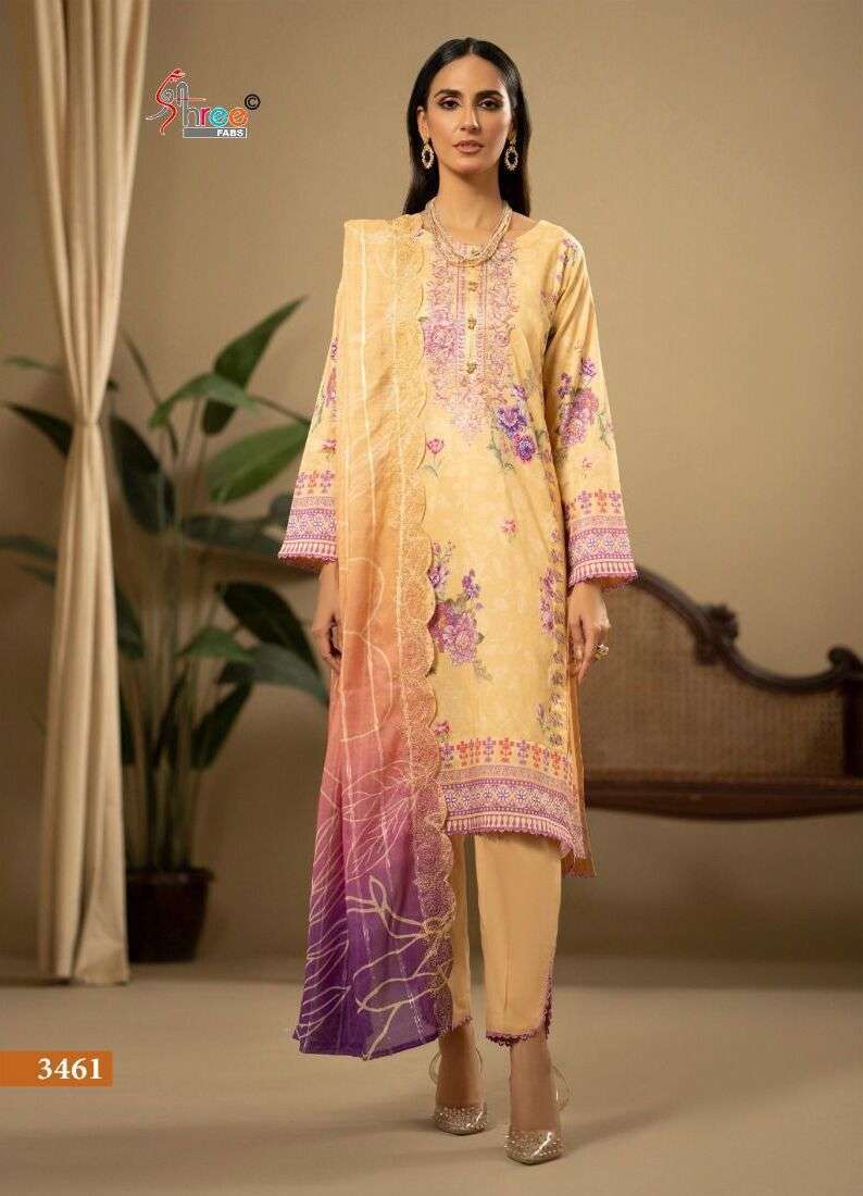 Shree Rang E 24 Chiffon Dupatta Cotton salwar kameez
