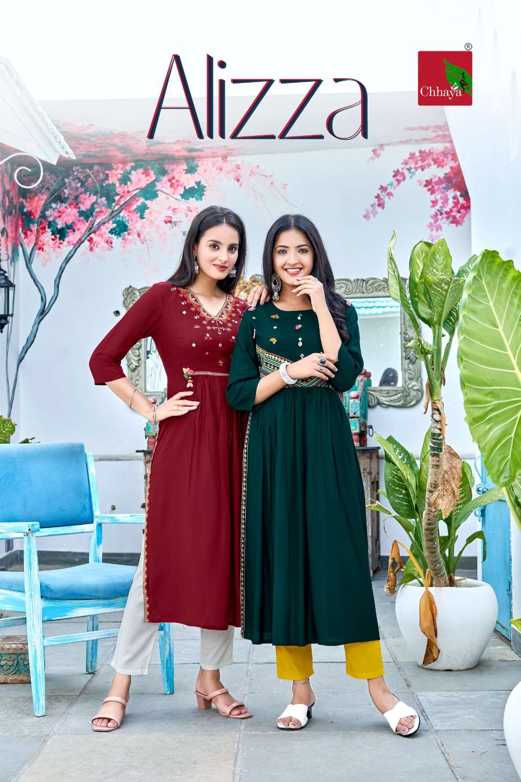 CHHAYA ALIZZA Kurti materials suppliers
