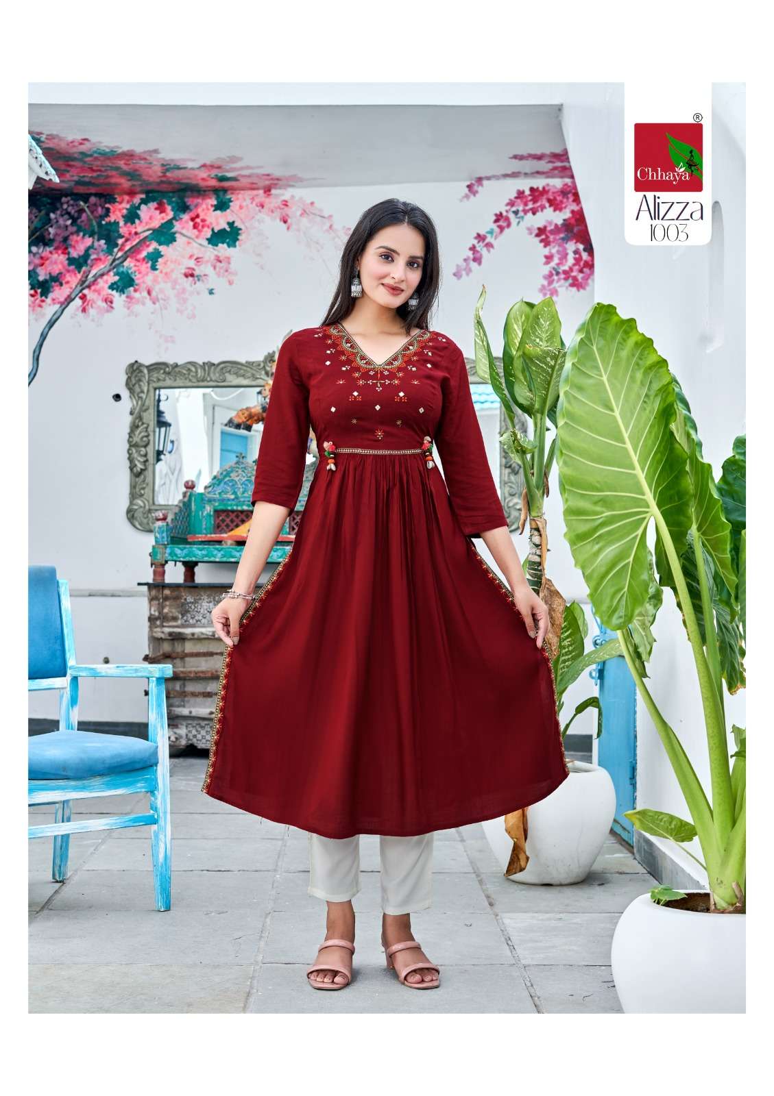 CHHAYA ALIZZA Kurti materials suppliers