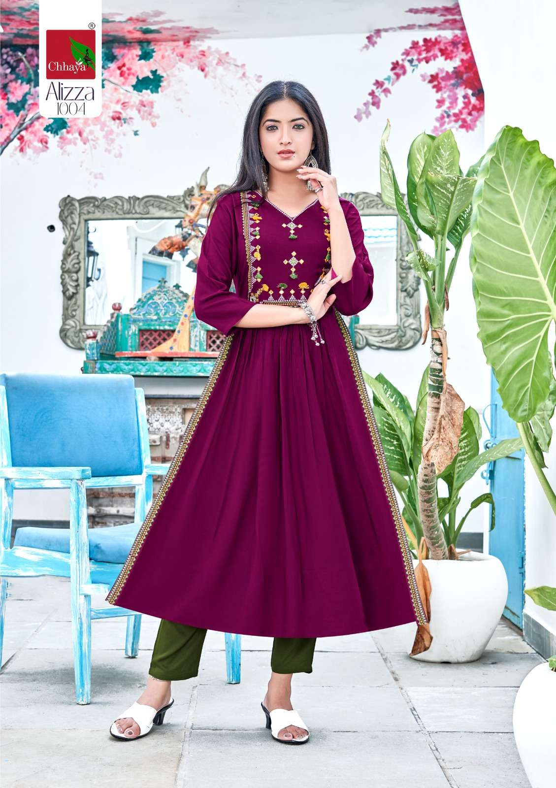 CHHAYA ALIZZA Kurti materials suppliers