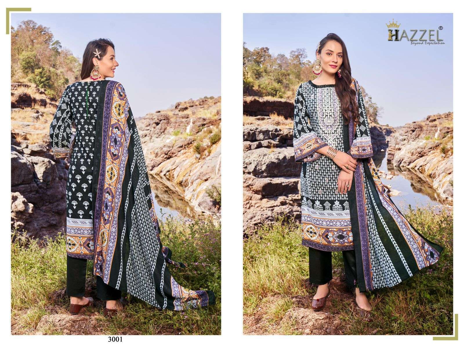 Hazzel Bin Saeed Vol 3 Salwar Suits in Ahmedabad