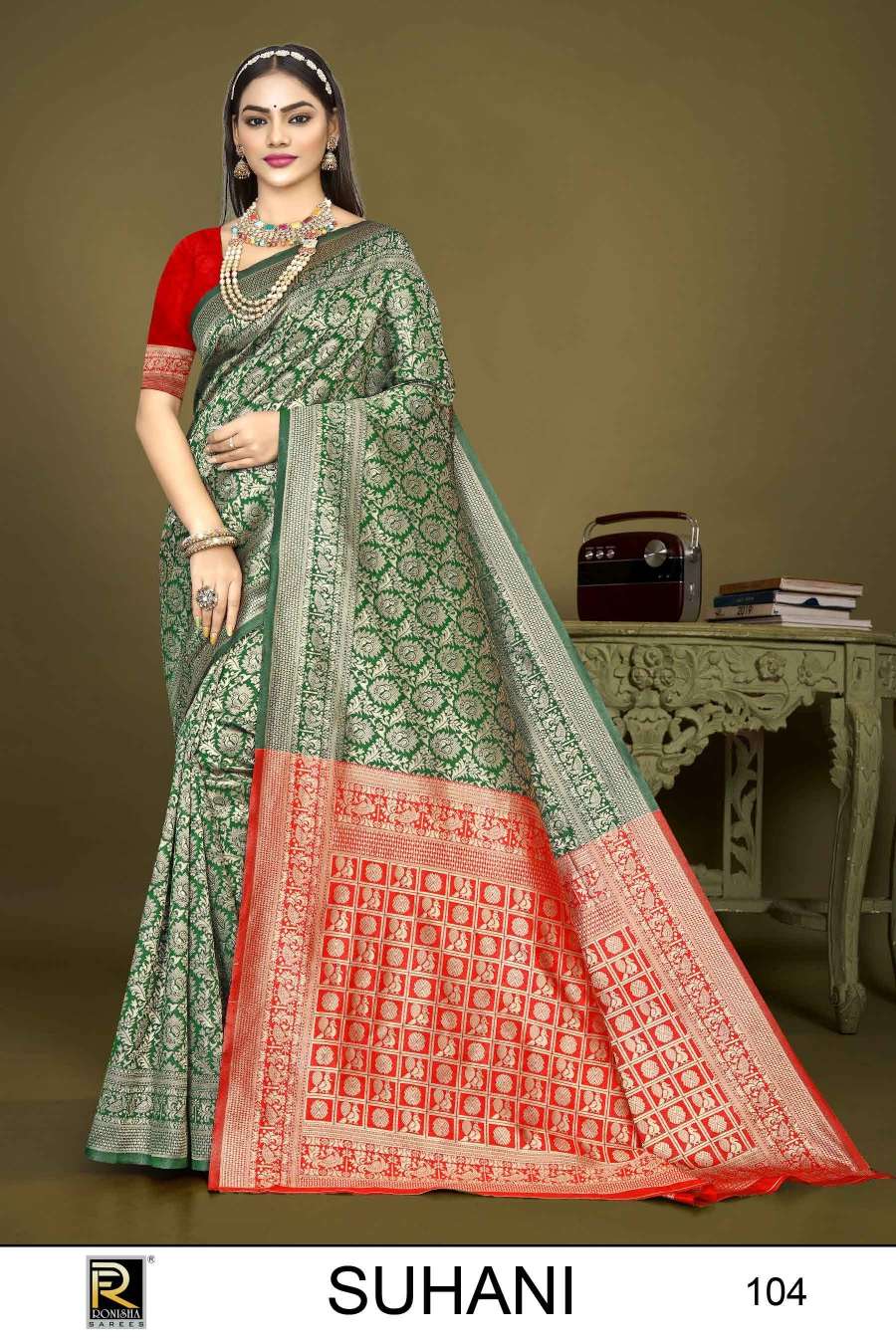 Ronisha Suhani-1 Banarasi Silk Wholesale sarees in Bangalore