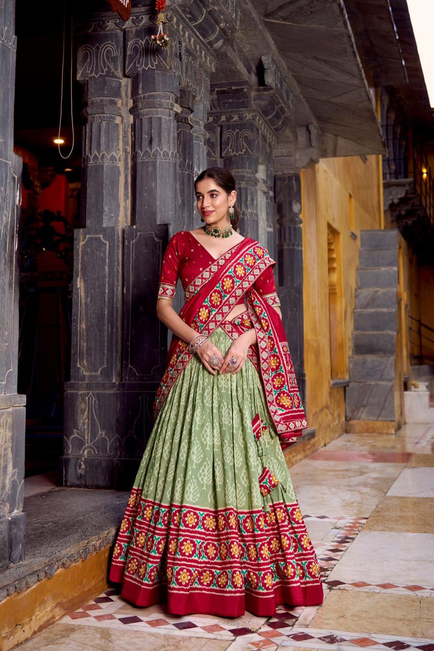 LNB richness of Tasar silk SGN Wholesale lehenga choli online